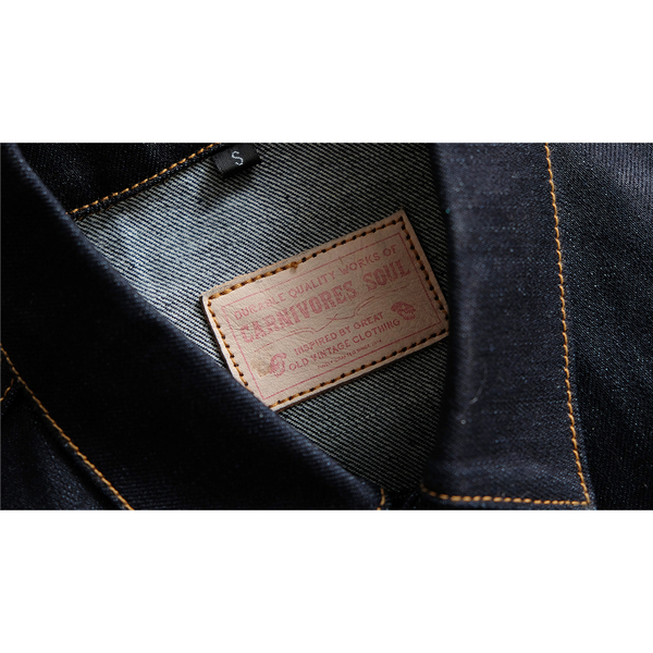 VICTORY 15 OZ DOUBLE ELBOW DENIM JACKET – Carnivores soul