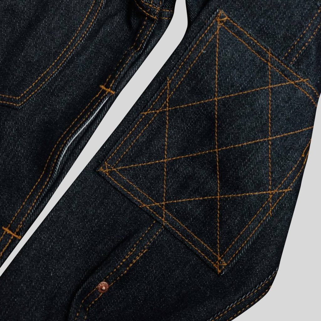 Carnivores Soul – VICTORY 15 OZ DOUBLE ELBOW DENIM JACKET – Carnivores soul