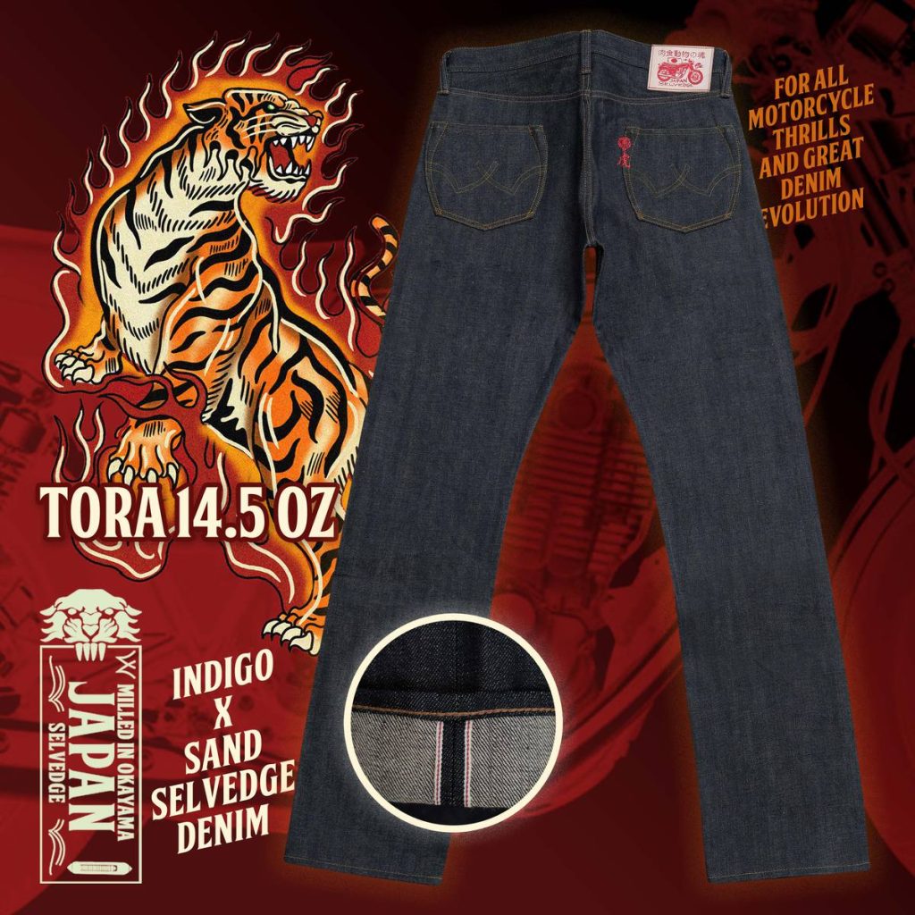 Carnivores Soul – TORA 14.5 oz Indigo x Sand Japan Selvedge ...