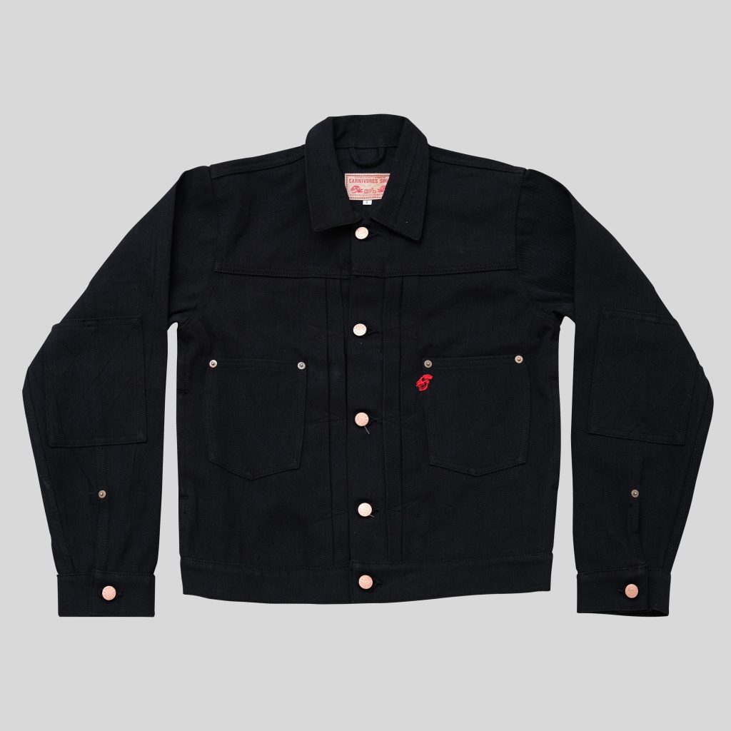 Carnivores Soul – VICTORY Black x Black Denim Jacket – Carnivores soul