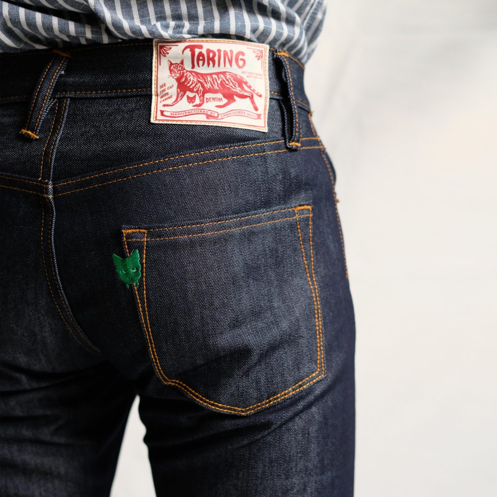 TARING – 14 Oz Indigo Denim Modern SLIM – Carnivores soul