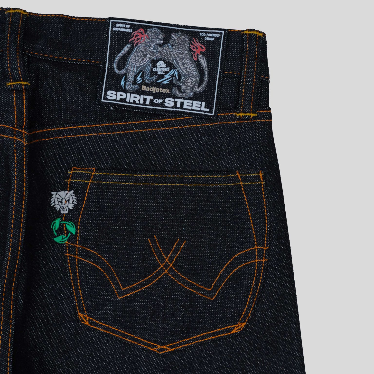 Carnivores Soul x Badjatex – STEEL TIGER 13 Oz Eco-friendly Denim ...